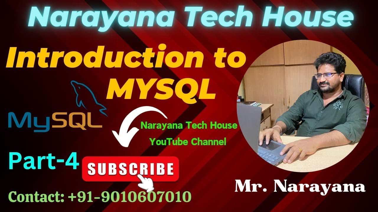 Narayana Tech House|| MYSQL Sessions Part-4|| Mr. Narayana|| 9010607010 - YouTube