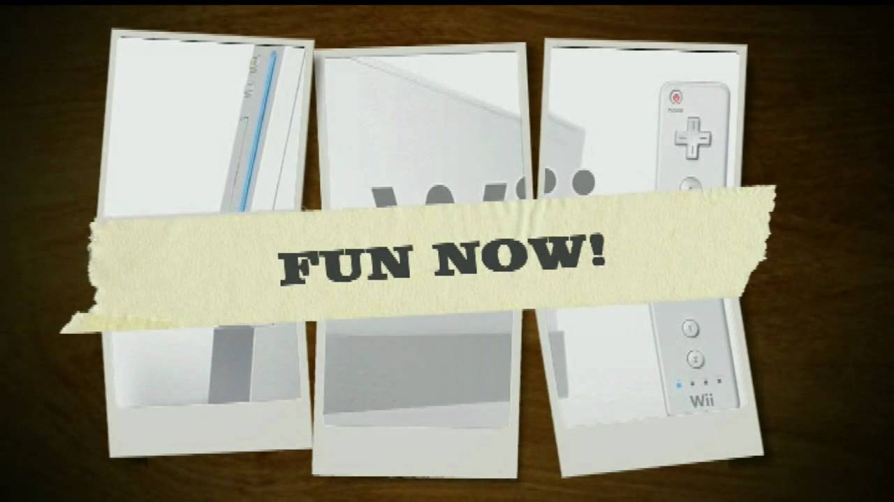 Nintendo Wii FUN NOW Advertisement: The Choice is Yours - YouTube