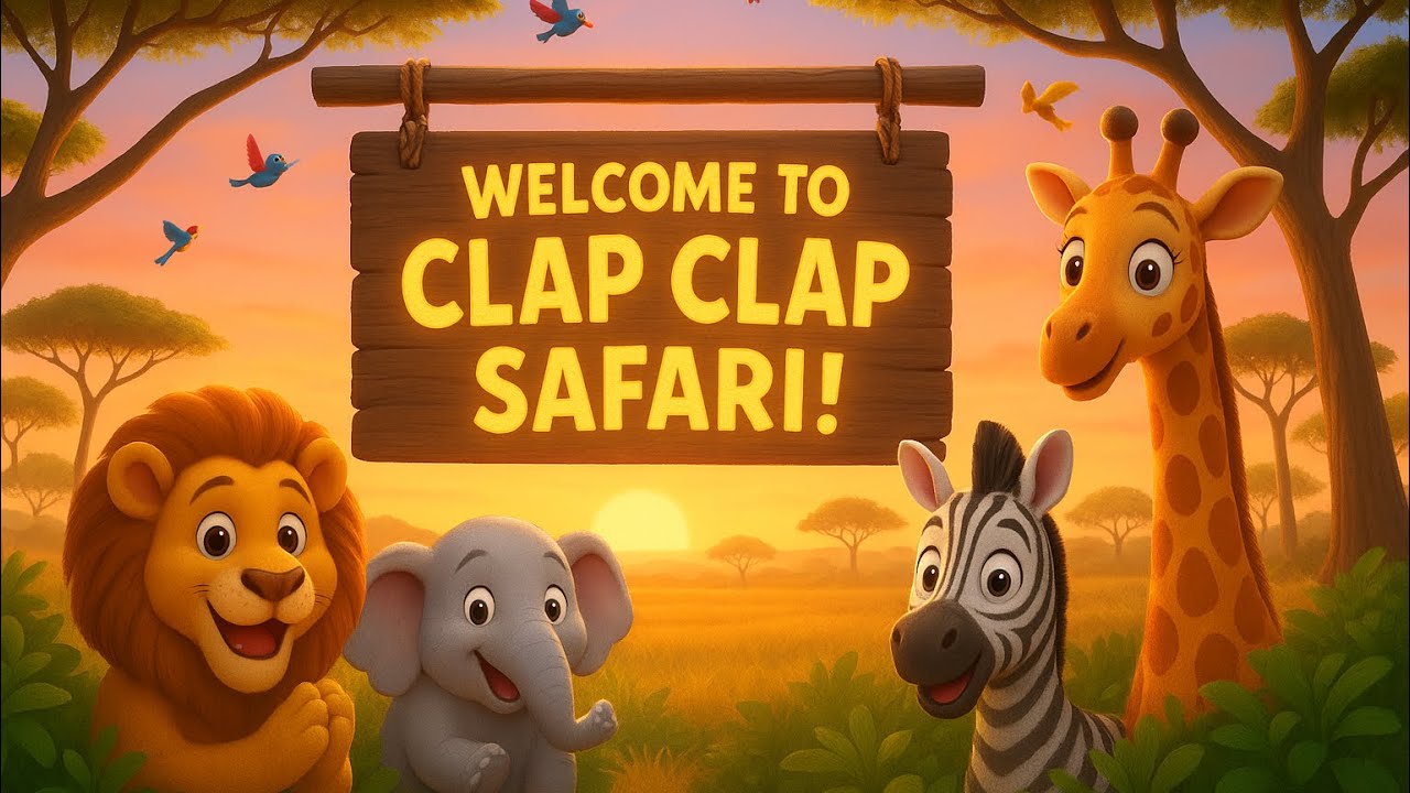 Clap Clap Safari – Jungle Rhythm Adventure || Kids Rhymes & Song for ...