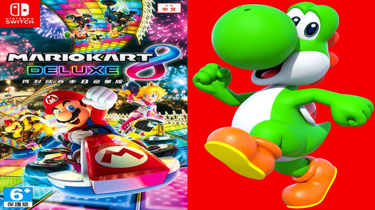 MARIO KART 8 DELUXE - Yoshi Full Gameplay for Kids - Nintendo Switch ...