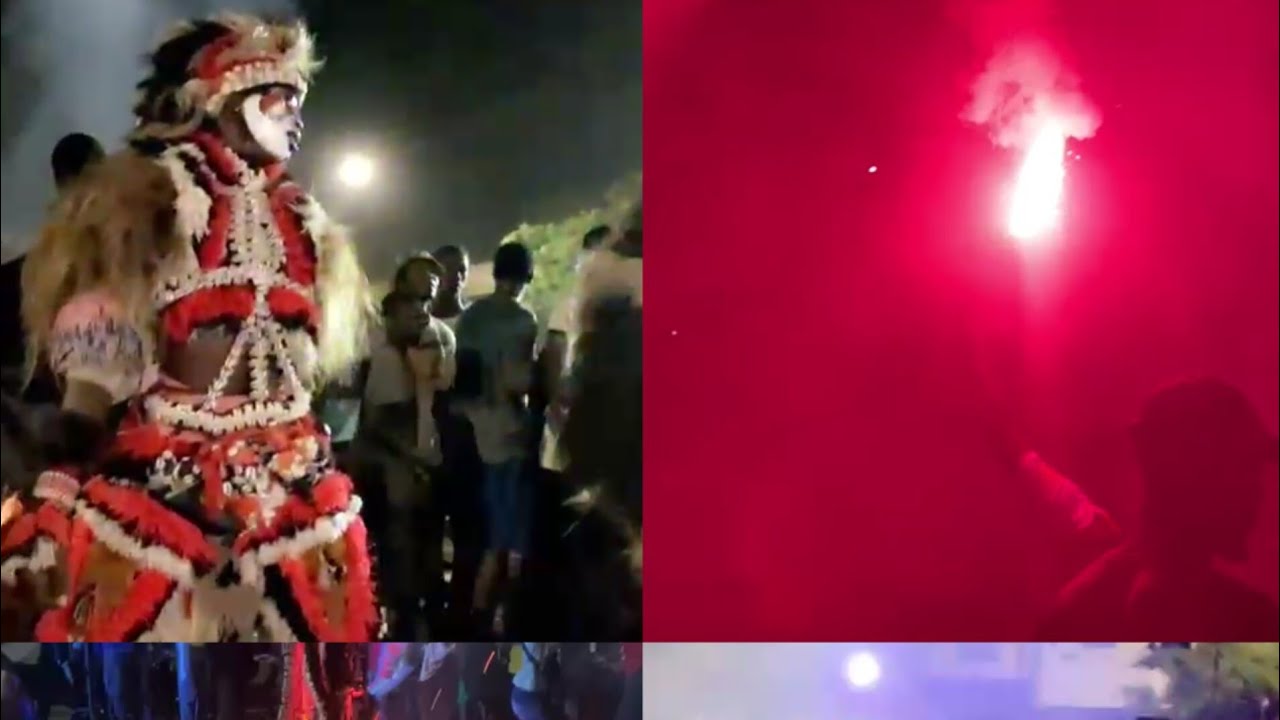 Grand feu de joie 🔥avec asiko niago a niarry tally un faux Lion avec un ...