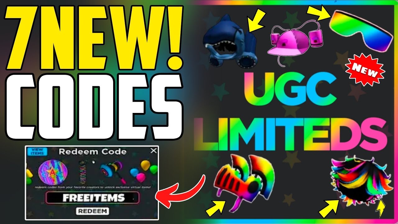 💥NEW CODES💥UGC LIMITEDS ROBLOX CODES JULY 2024 - UGC LIMITED CODES ...