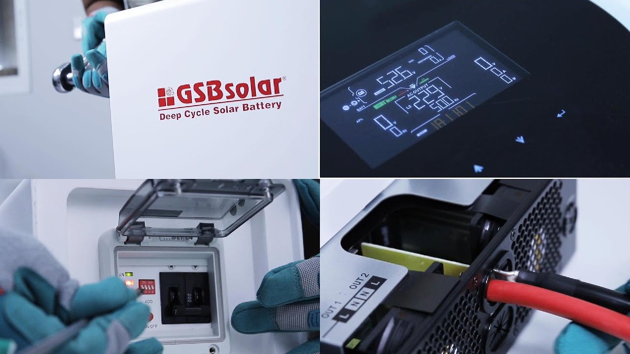 GSB Solar RESS Lithium Battery Connection with GSB Solar Hybrid ...