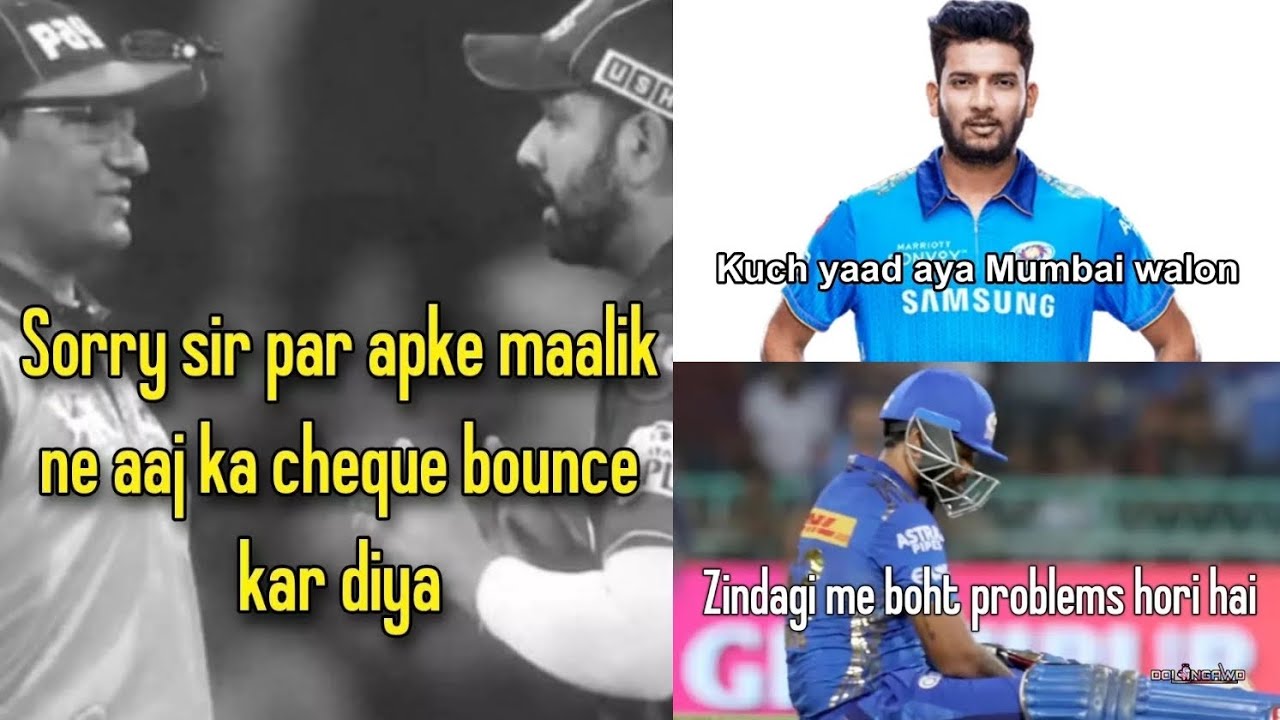 Mohsin Be Like: कुछ याद आया मुंबई वालो | LSGvMI Memes | Mohsin Khan ...