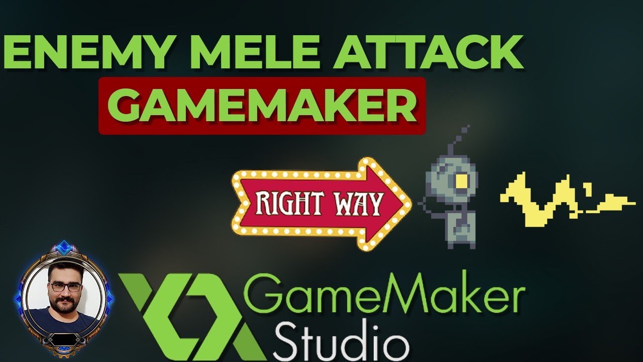 Enemy mele attack in gamemaker studio - YouTube