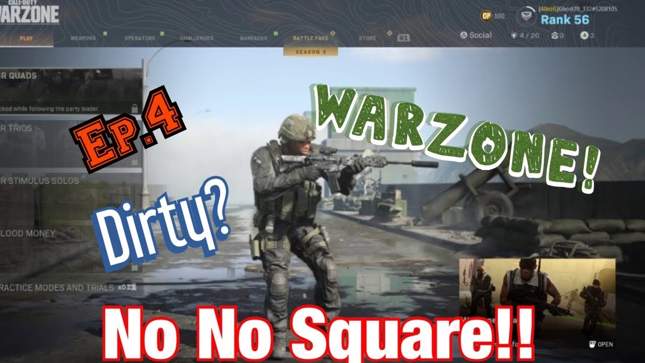 No No Square!! | Call Of Duty Warzone |Ep.4 - YouTube