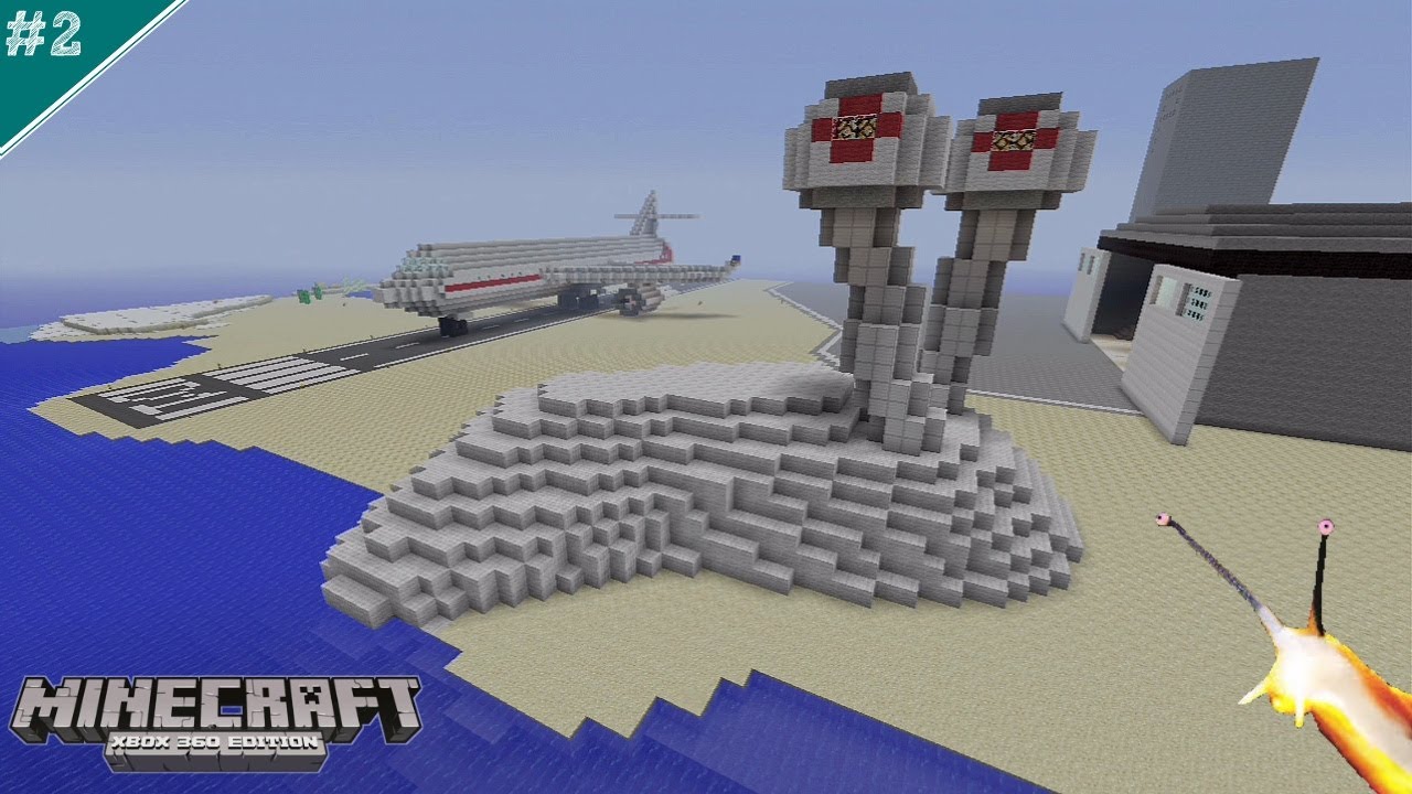 Giant Albino Slug Finished...Yesss (Minecraft: Airport Project) - YouTube