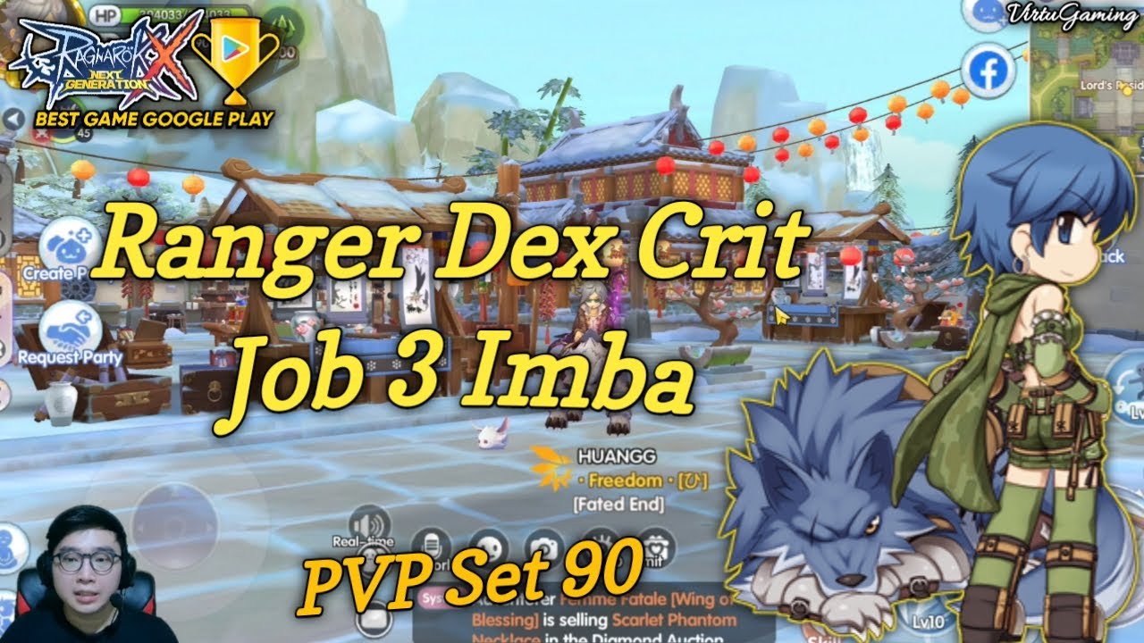 RANGER DEX CRIT, SALAH SATU JOB 3 IMBA SEKARANG - Ragnarok X Next ...