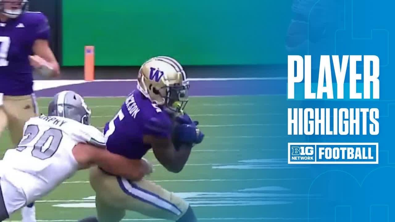 Giles Jackson Highlights vs. Eastern Michigan | Washington Football ...