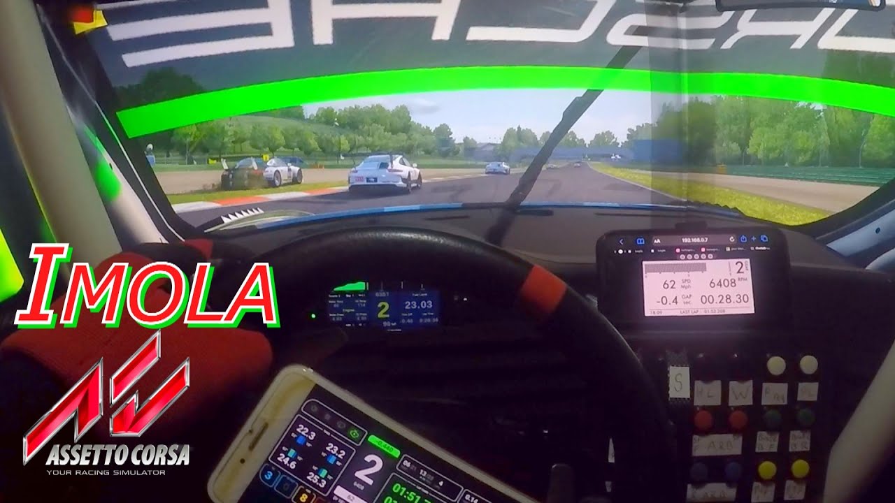 Assetto Corsa | GoPro POV | Triple 27" | Porsche 911 GT3 @ Imola - YouTube