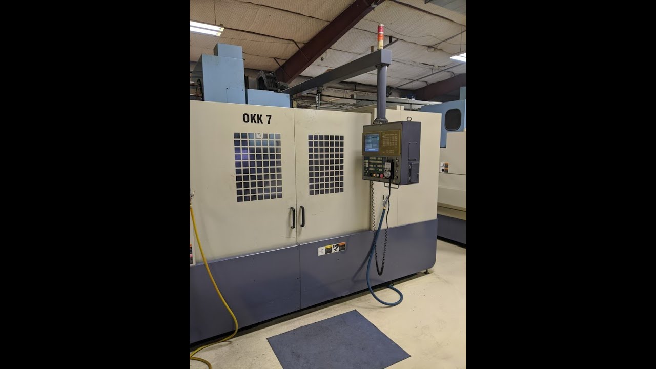 OKK VM 7 High Precision Vertical Machining Center - YouTube