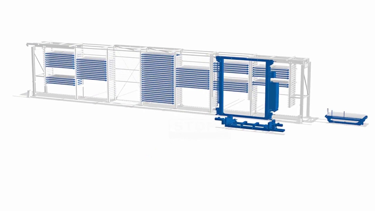 Автоматизированная система хранения металлопроката STOPA COMPACT для ...