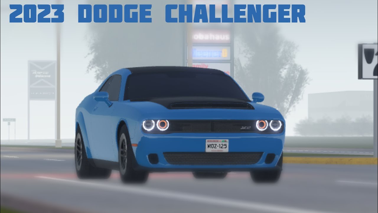 The 2023 Dodge Challenger - Greenville Roblox - YouTube