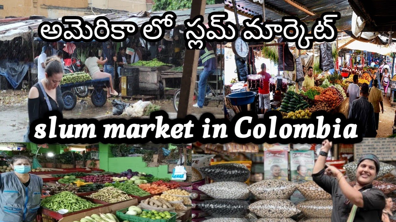 A slum market in Colombia||Slum market in Latin America|| public market ...
