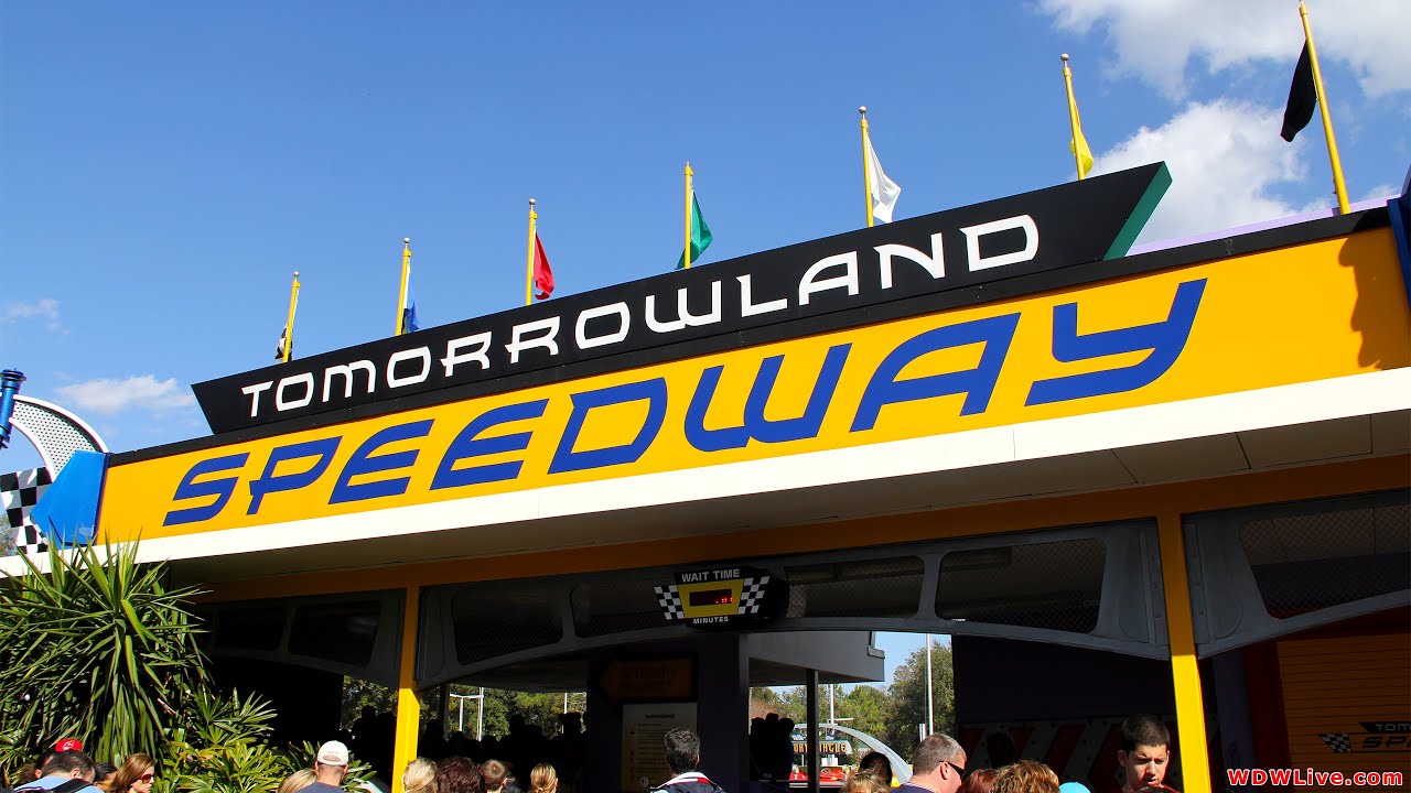 Walt Disney World Vacation 2015 - Tomorrowland Speedway At Magic ...