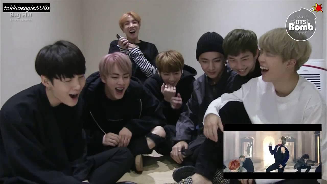 [SUB ESPAÑOL][BANGTAN BOMB] '피 땀 눈물' MV Reaction by BTS - YouTube