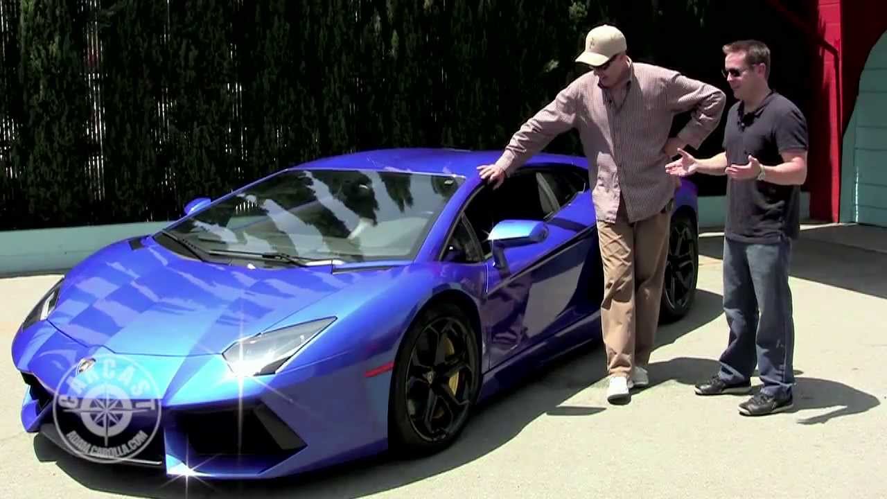 Lamborghini Aventador on CarCast With Adam Carolla - YouTube