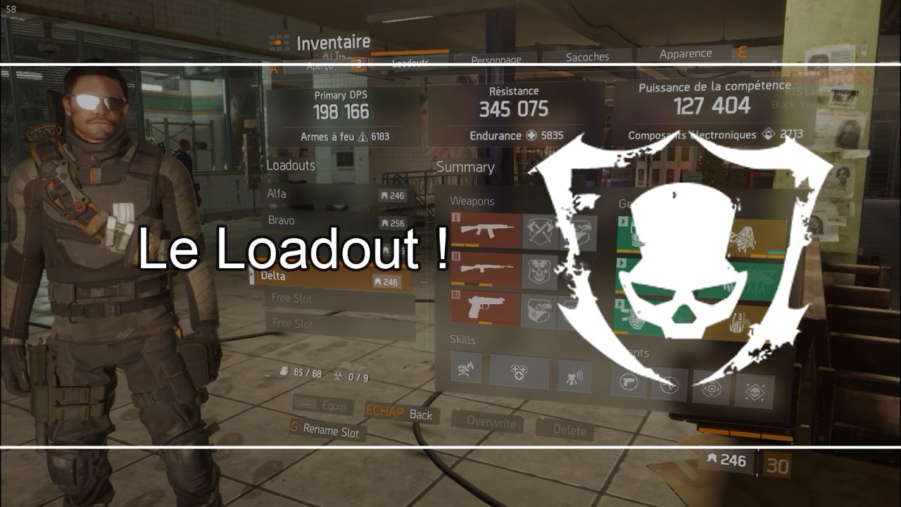 The Division | Présentation du Loadout (PTS 1.6.1) - YouTube