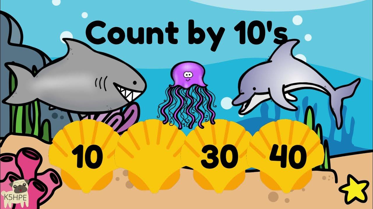 Skip Count by 10's, Missing Numbers, Skip Counting, Under The Sea ...