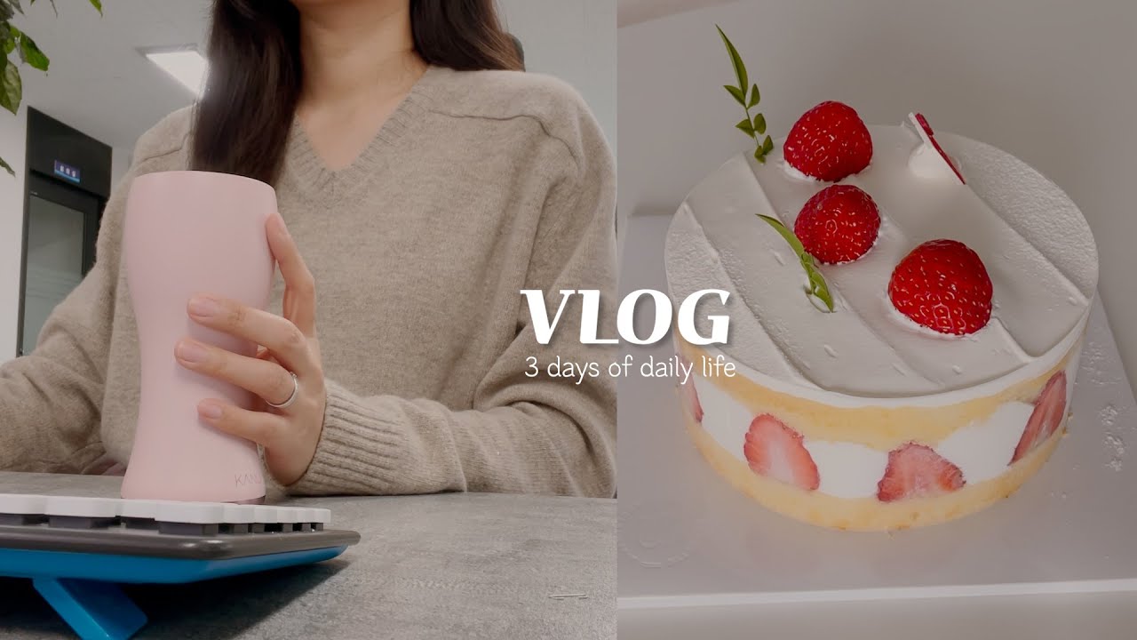 Vlog 직장인 브이로그 사무직 18년차 데일리룩 던스트 자켓 언박싱 파리바게트 케이크 사장님의 데일리 미션 파사드패턴닐바이피 중소기업 직장인 Youtube