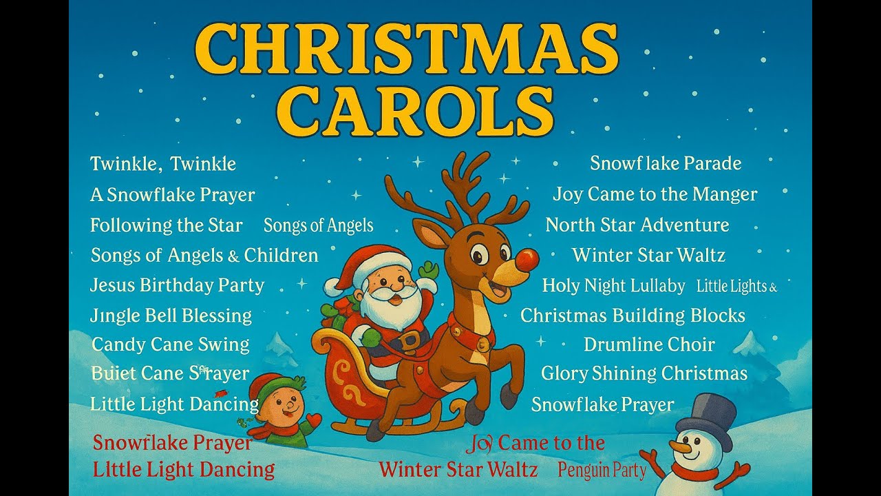 20 Kids Christmas Songs 🎄 | Fun, Happy, Christian Christmas Music for ...