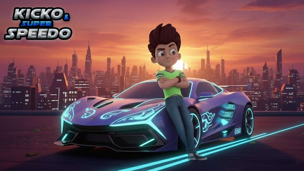 Kicko का Turbo Glow Car Mode | Kicko & Super Speedo |New Episodes In ...