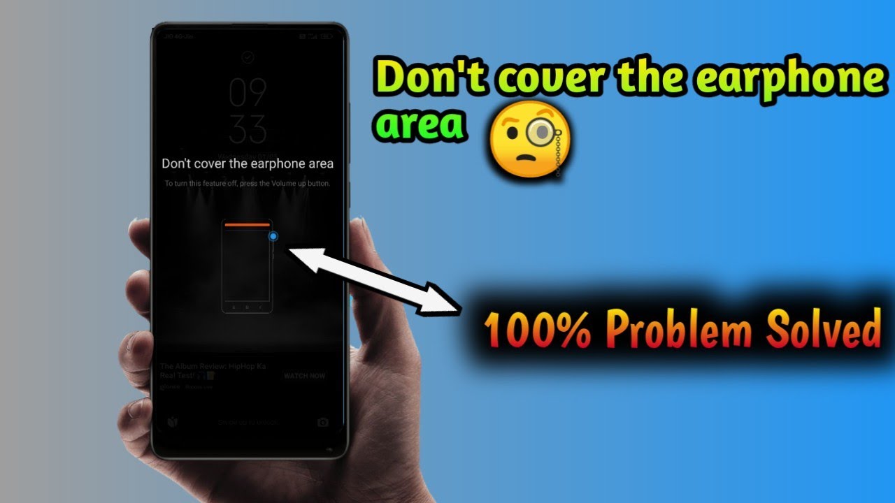Don't cover the earphone area problem🧐! How to fix Don't cover the ...
