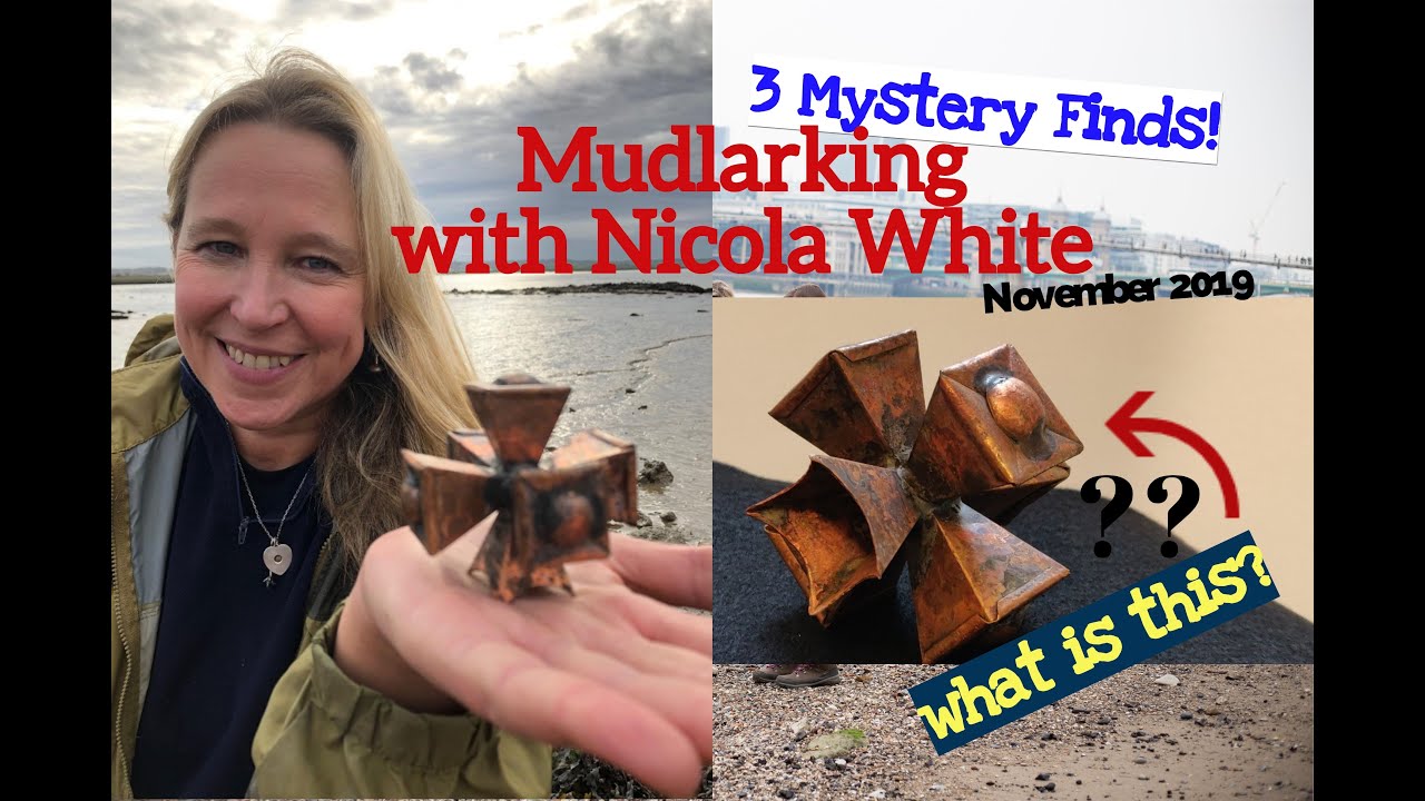 Mudlarking The River Thames - THREE mystery finds - YouTube