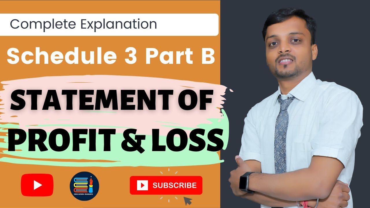 Statement Of Profit Loss Financial Statements Of Company Schedule Statement Of Profit Loss Financial Statements Of Company Schedule