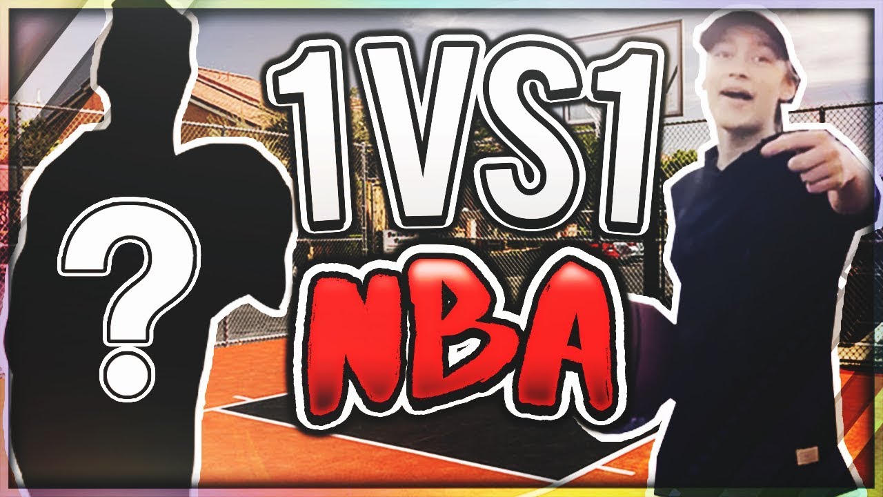 1 VS 1 BASKETBALL TRICKSHOTS AGAINST A NBA PLAYER?! (MVP NBA PLAYER ...