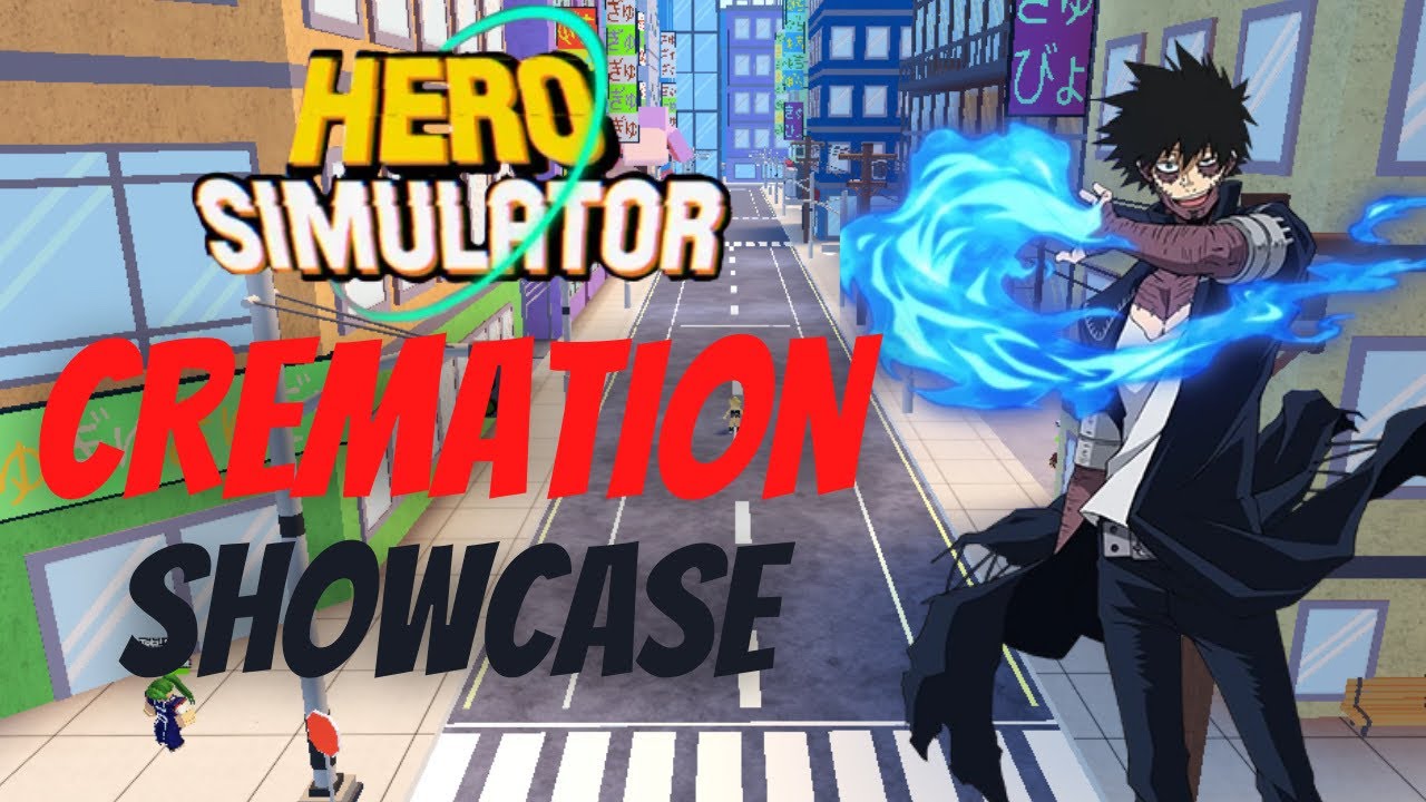 CREMATION QUIRK FULL SHOWCASE | Hero Simulator Beta | ROBLOX - YouTube