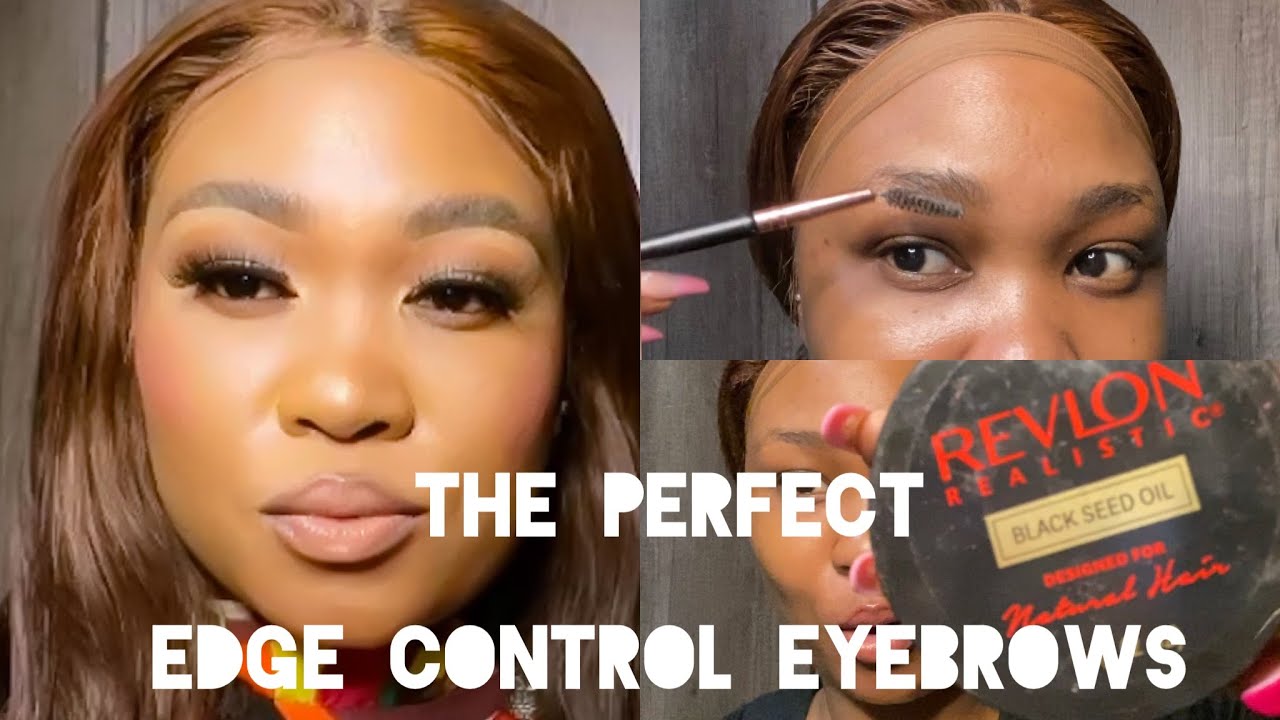 PERFECT EDGE CONTROL EYEBROWS TUTORIAL/STEP BY STEP/SA Youtuber - YouTube