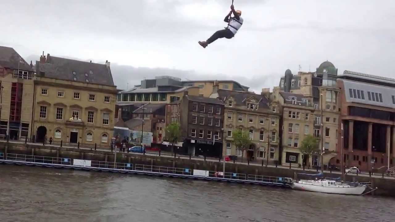 Tyne Bridge Zip wire - YouTube