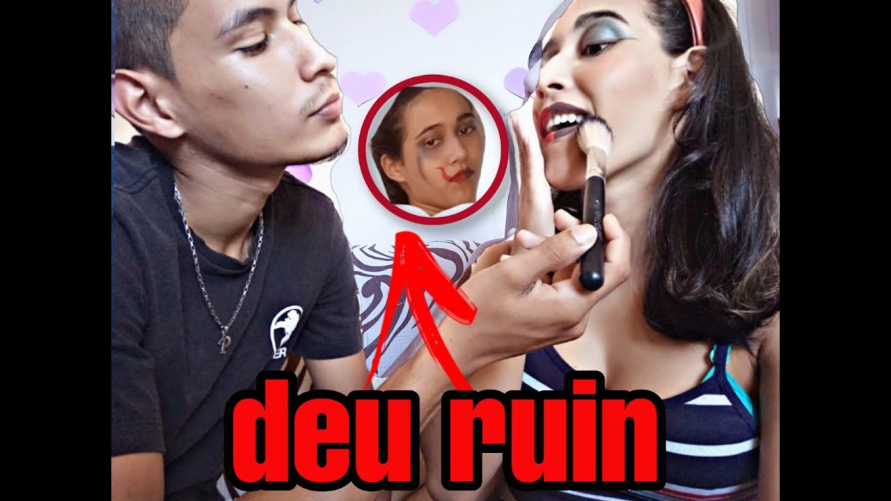 Deixei Meu Namorado Me Maquiar Youtube