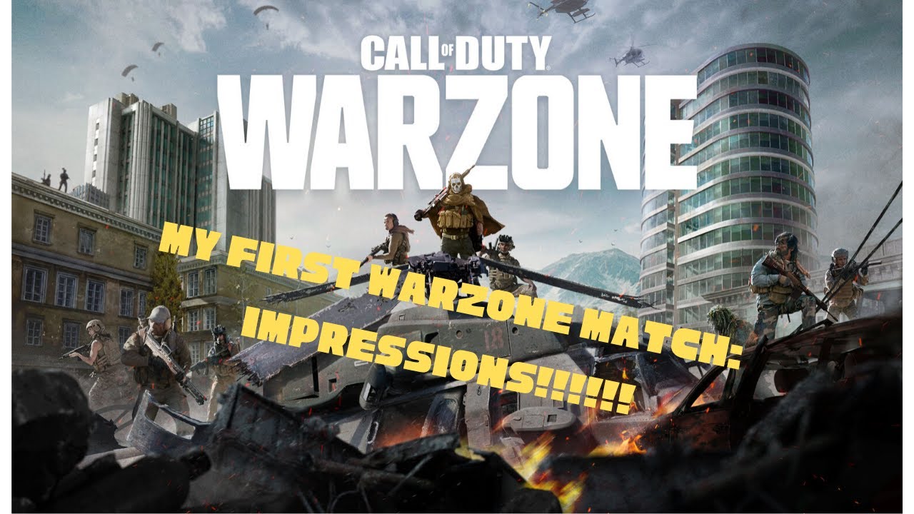 First time playing Call Of Duty: Warzone!!!!! - YouTube
