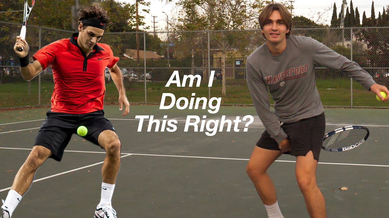 I Learned to Hit A Tweener Like Roger Federer - YouTube