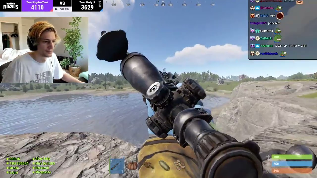 xQc plays Rust Twitch Rivals (1/2) | April 16, 2022 - YouTube