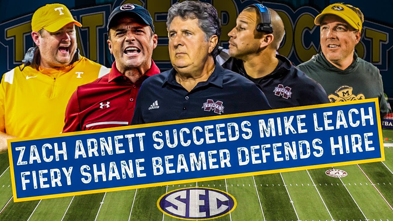 Zach Arnett succeeds Mike Leach, Shane Beamer fiery, Vols recruiting ...