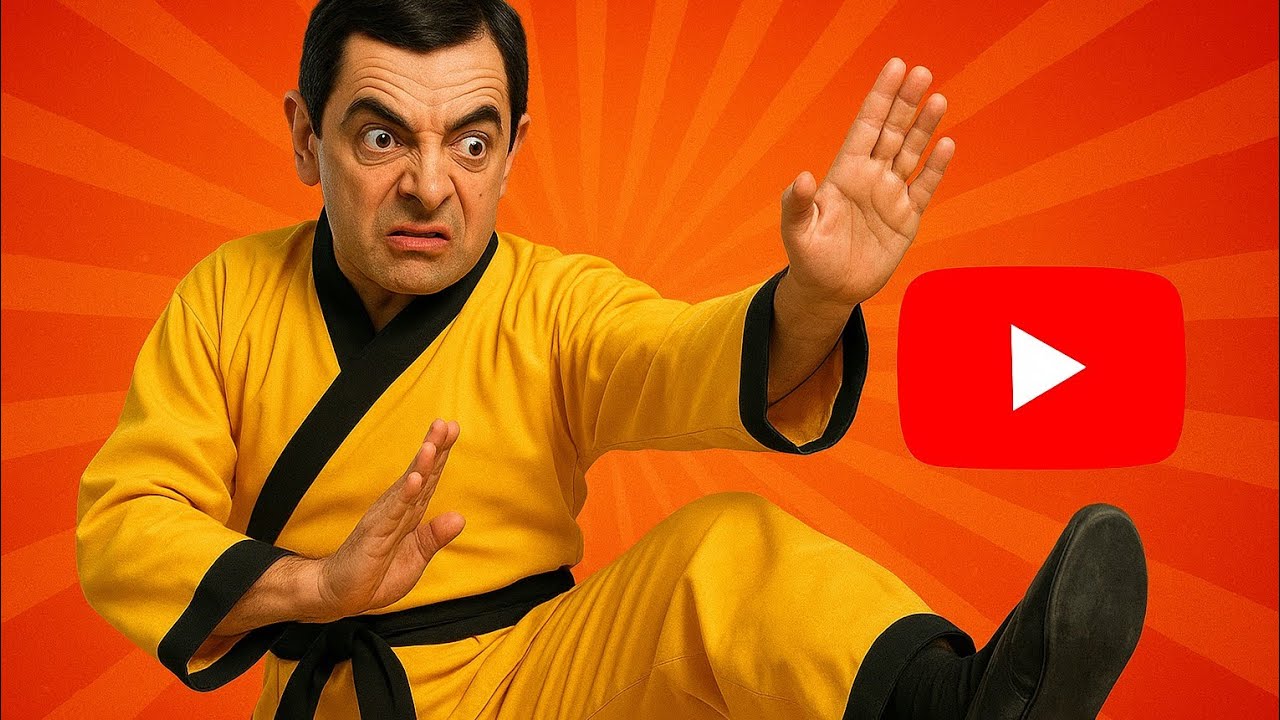 Mr Bean fight the kung fu master.🤣🤣 and the Mr Bean Win, the pro.Mr ...