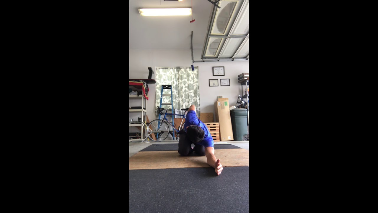 Lumbar Locked T-Spine Rotation - YouTube