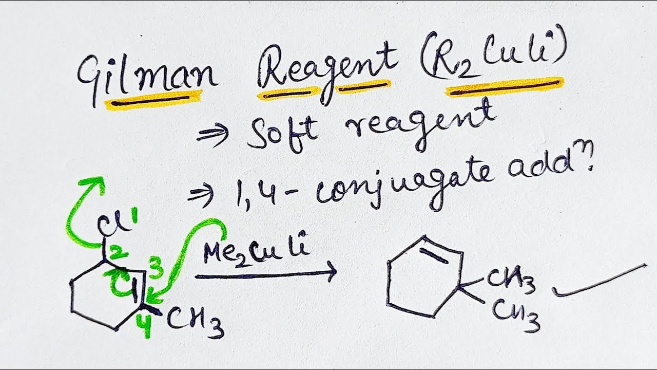 Gilman reagent organic chemistry | Wow science - YouTube