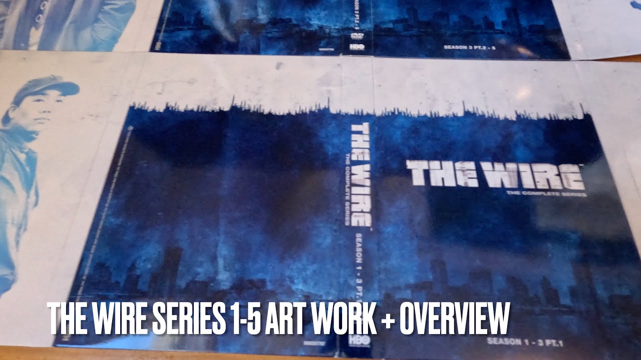 The Wire Series 1-5 Box Set DVD Art Work + Over View At The End - YouTube