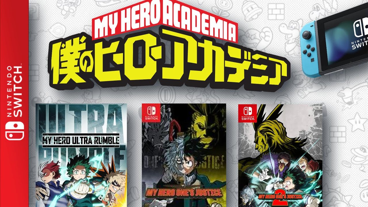Todos Los Juegos De My Hero Academia Para Nintendo Switch - YouTube