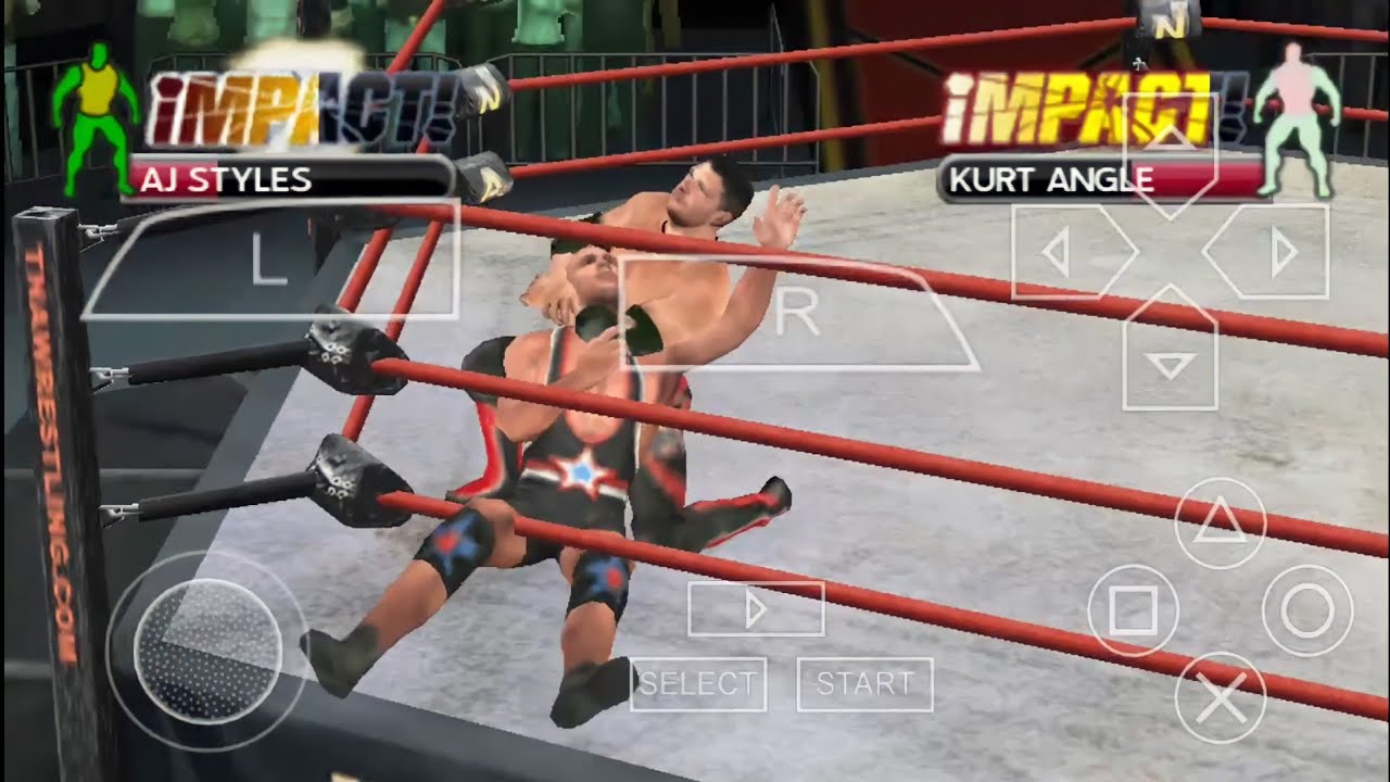 TNA Impact PSP Android Gameplay Walkthrough (PPSSPP) - YouTube