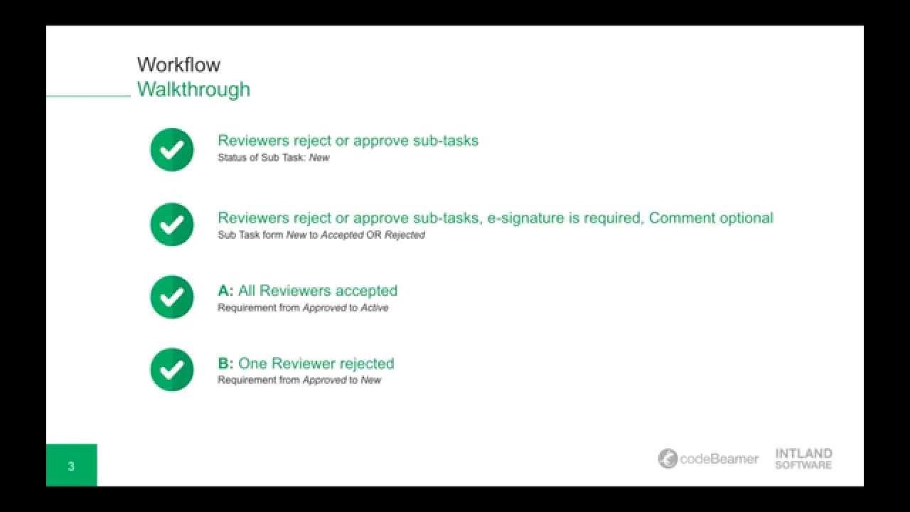 codeBeamer - Advanced Workflows – Sub Tasks - YouTube