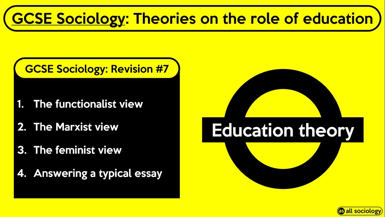 GCSE Sociology Revision from allsociology - Theories on Education ...