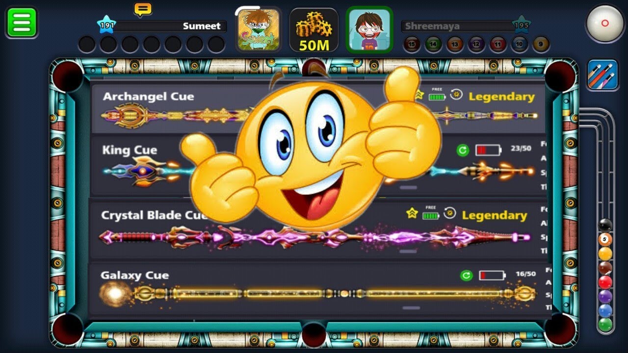 MINICLIP | 8 BALL POOL | PLAYING WITH ARCHANGEL,KING,CRYSTAL BLADE ...