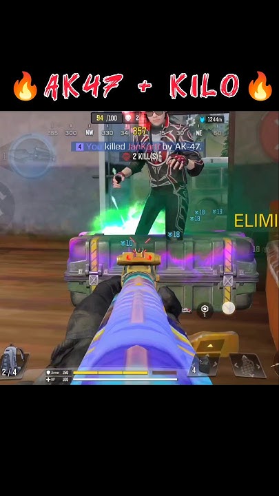 AK47 + Kilo CODM BR 😍🔥💯 Codmobile | CODM Pro Setting #shorts #codmbr #codm #cod #ff #ogcod #2025 ...