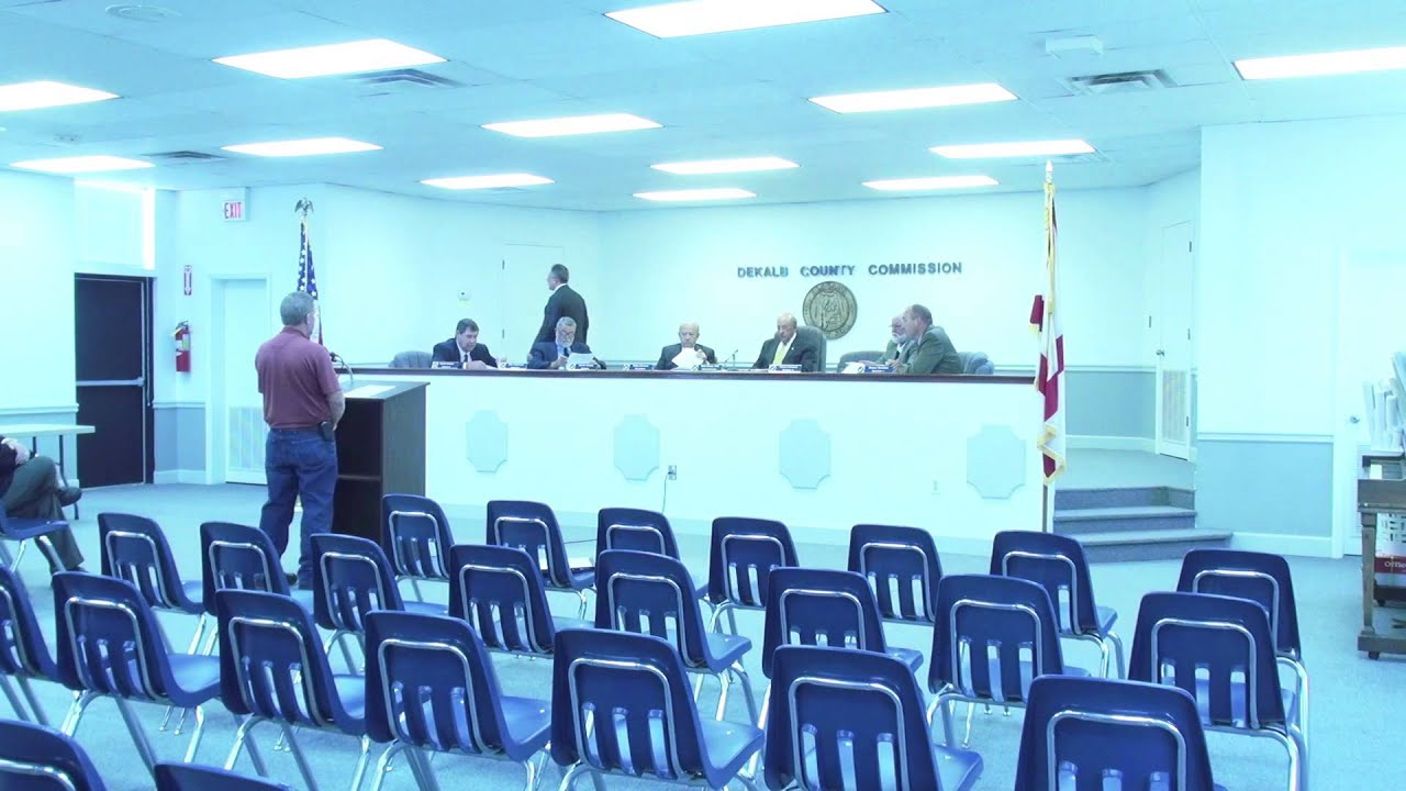 Dekalb County Commission Meeting, October 14th 2015 - YouTube
