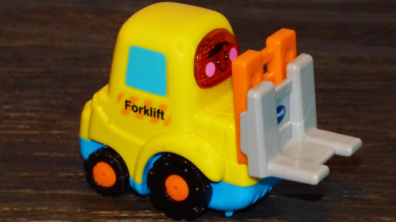 Vtech go go smart wheels forklift toy - YouTube